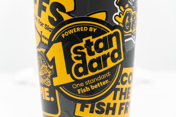 Powered by 1Standard Decal 3x2 – 1Standard Fishing