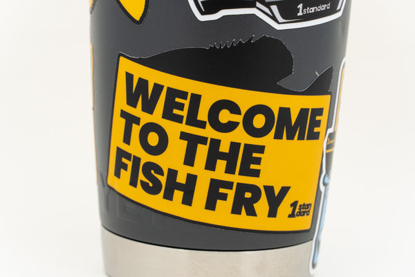 Welcome to the Fish Fry Decal 3x4 – 1Standard Fishing